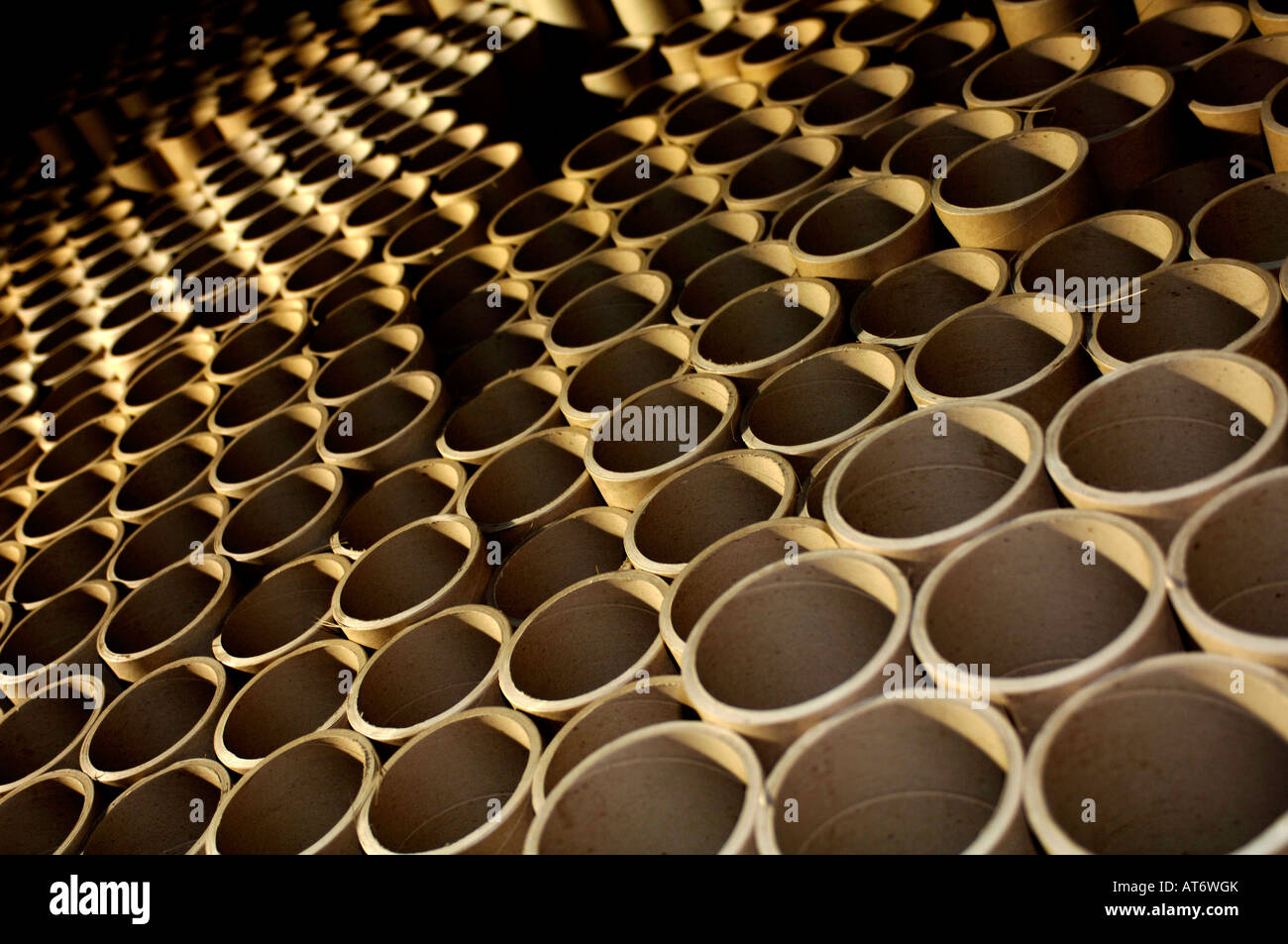 cardboard tube pattern,industrial tubes Stock Photo - Alamy