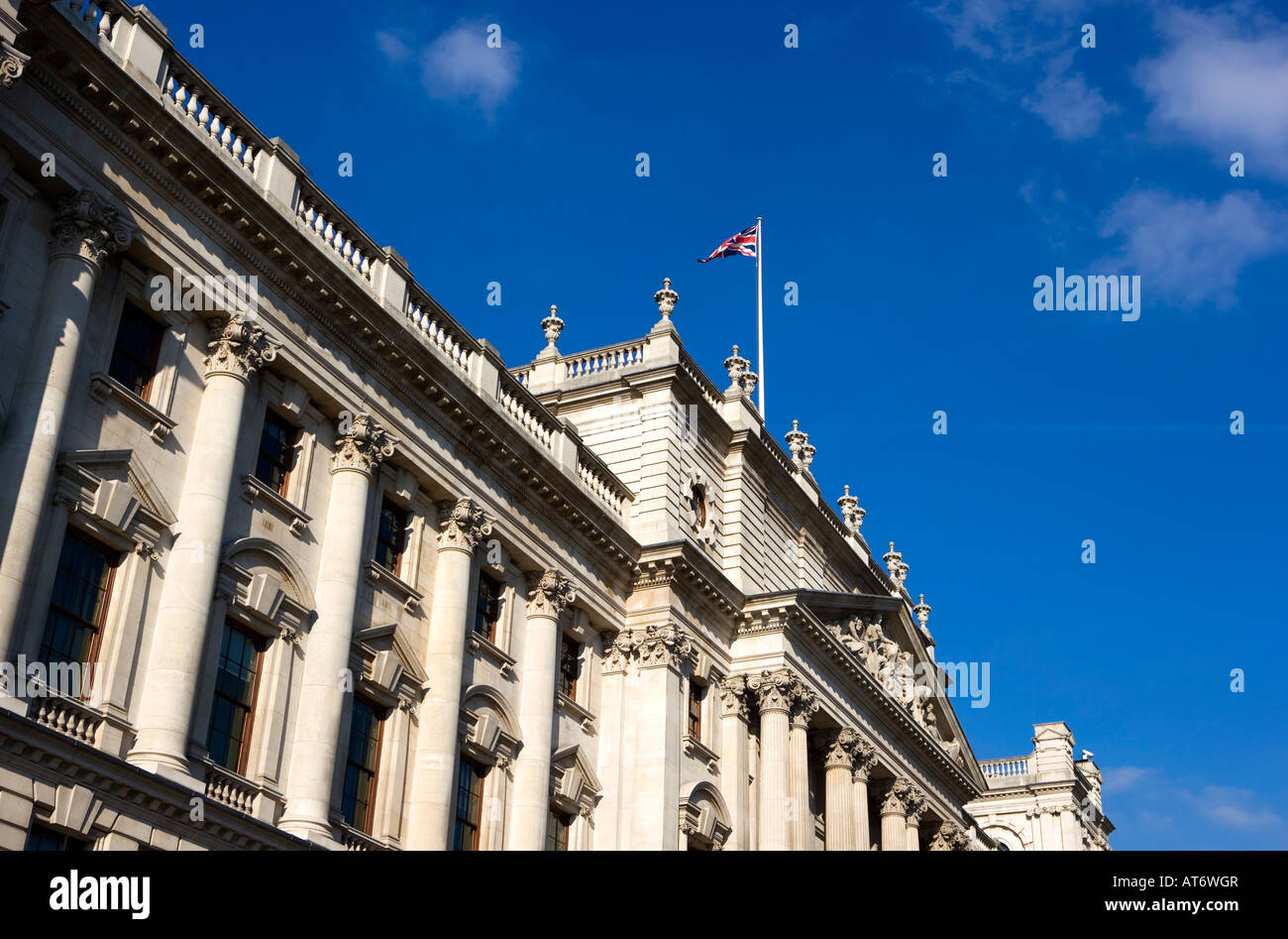 parliment square westminster sw1 building with union jack flag Stock ...