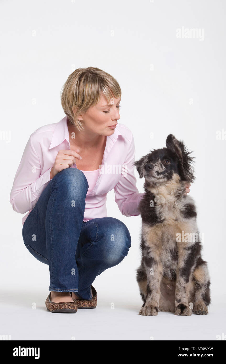 Touching crouch hi-res stock photography and images - Alamy