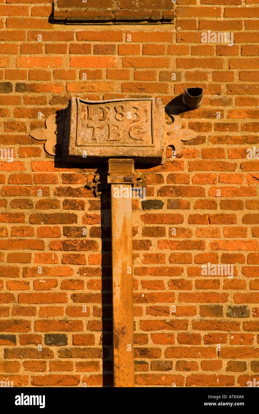 Plaque On Roos Hall,Beccles,Suffolk,Uk Stock Photo - Alamy