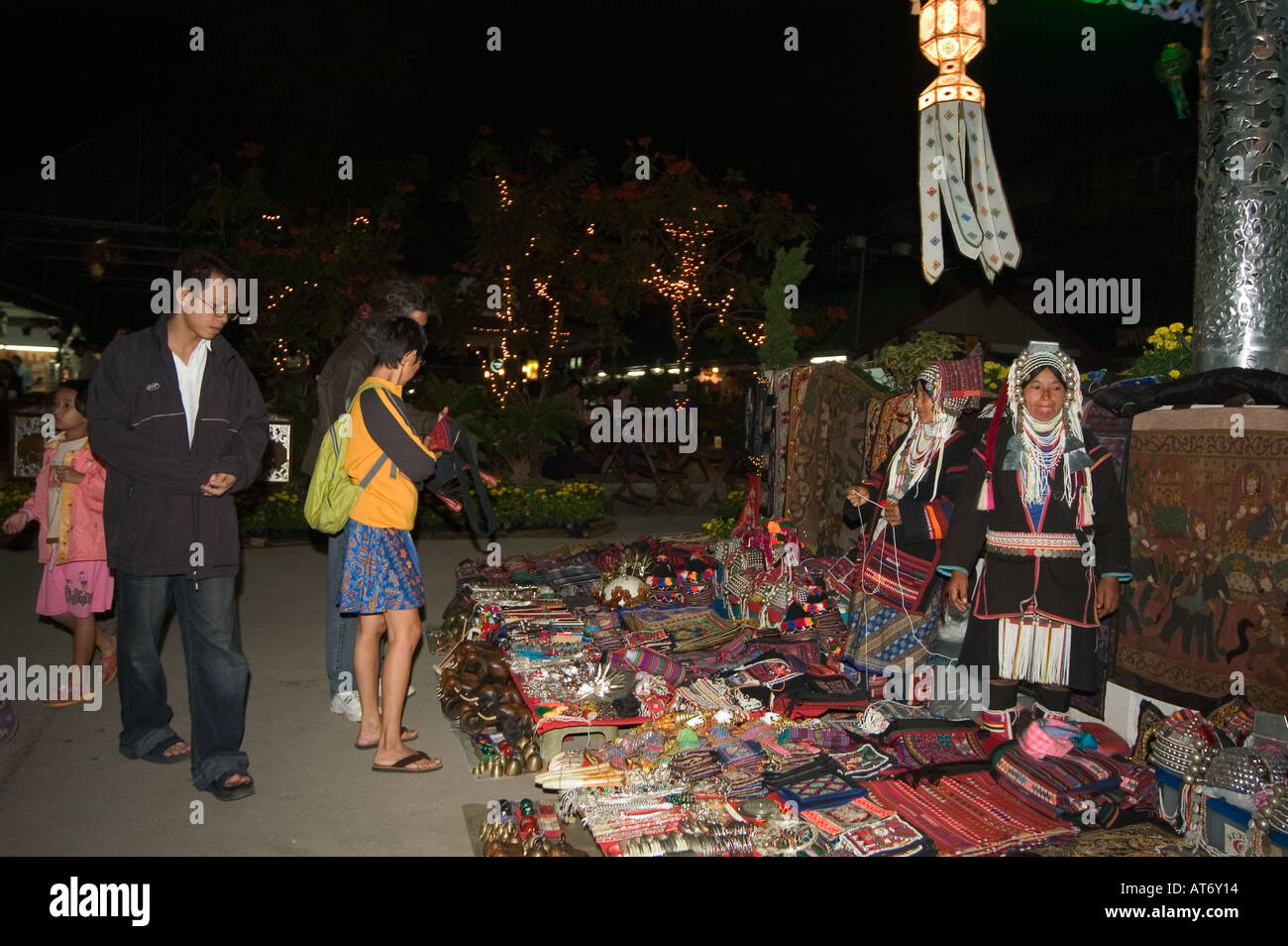 night market Chiang Rai North Thailand South East Asia Stock Photo - Alamy