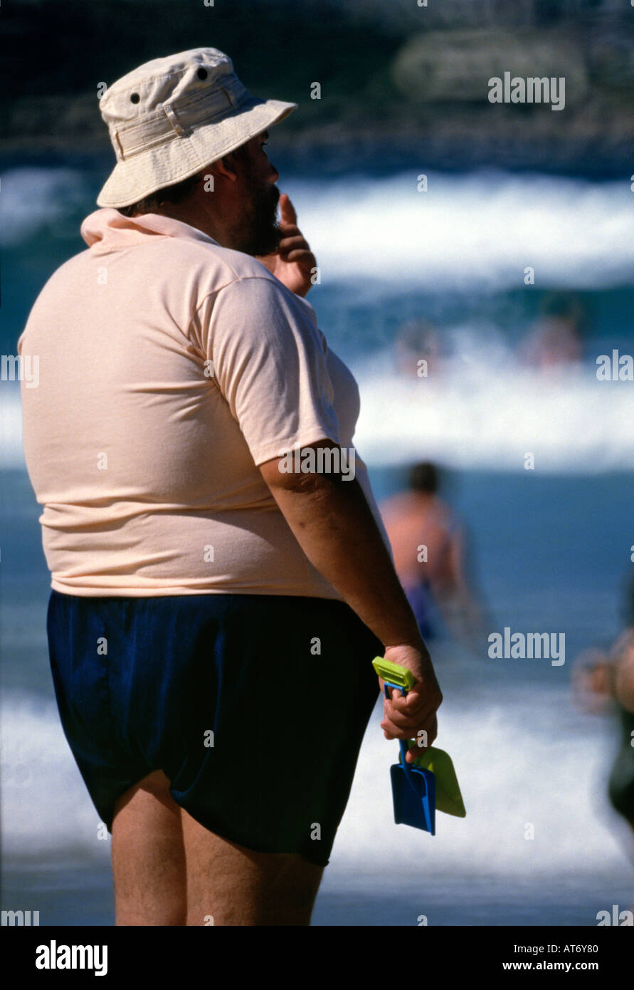 Fat man beach hi-res stock photography and images - Alamy