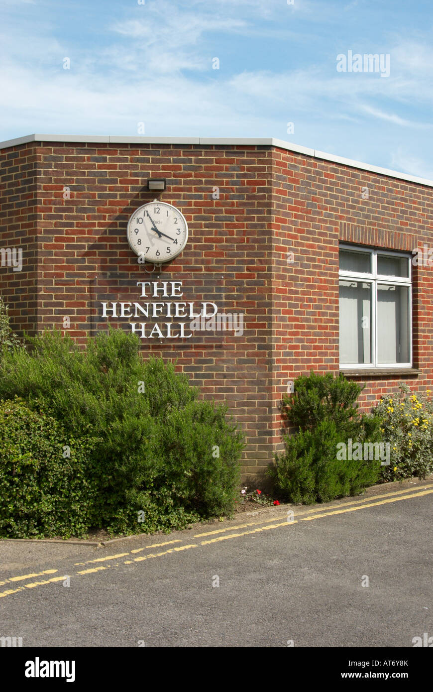 Village Hall, henfield Stock Photo - Alamy