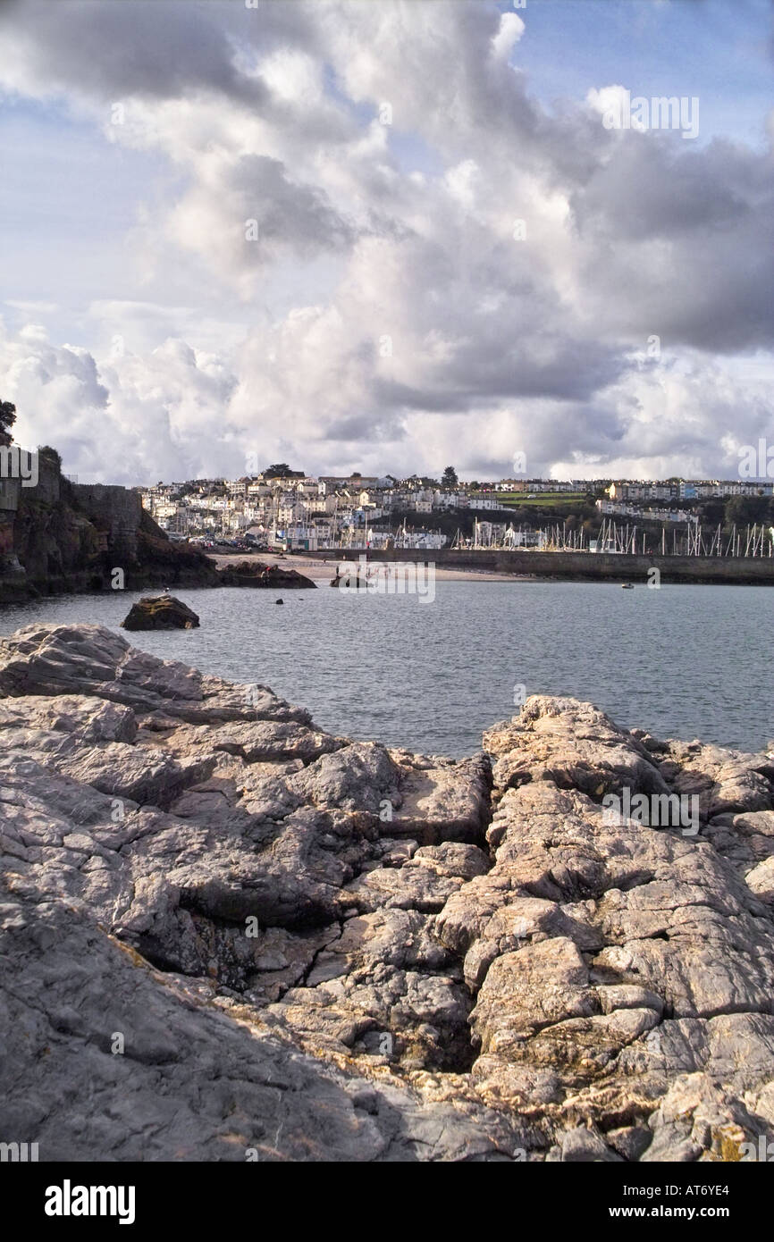 Breakwater beach brixham hi-res stock photography and images - Alamy