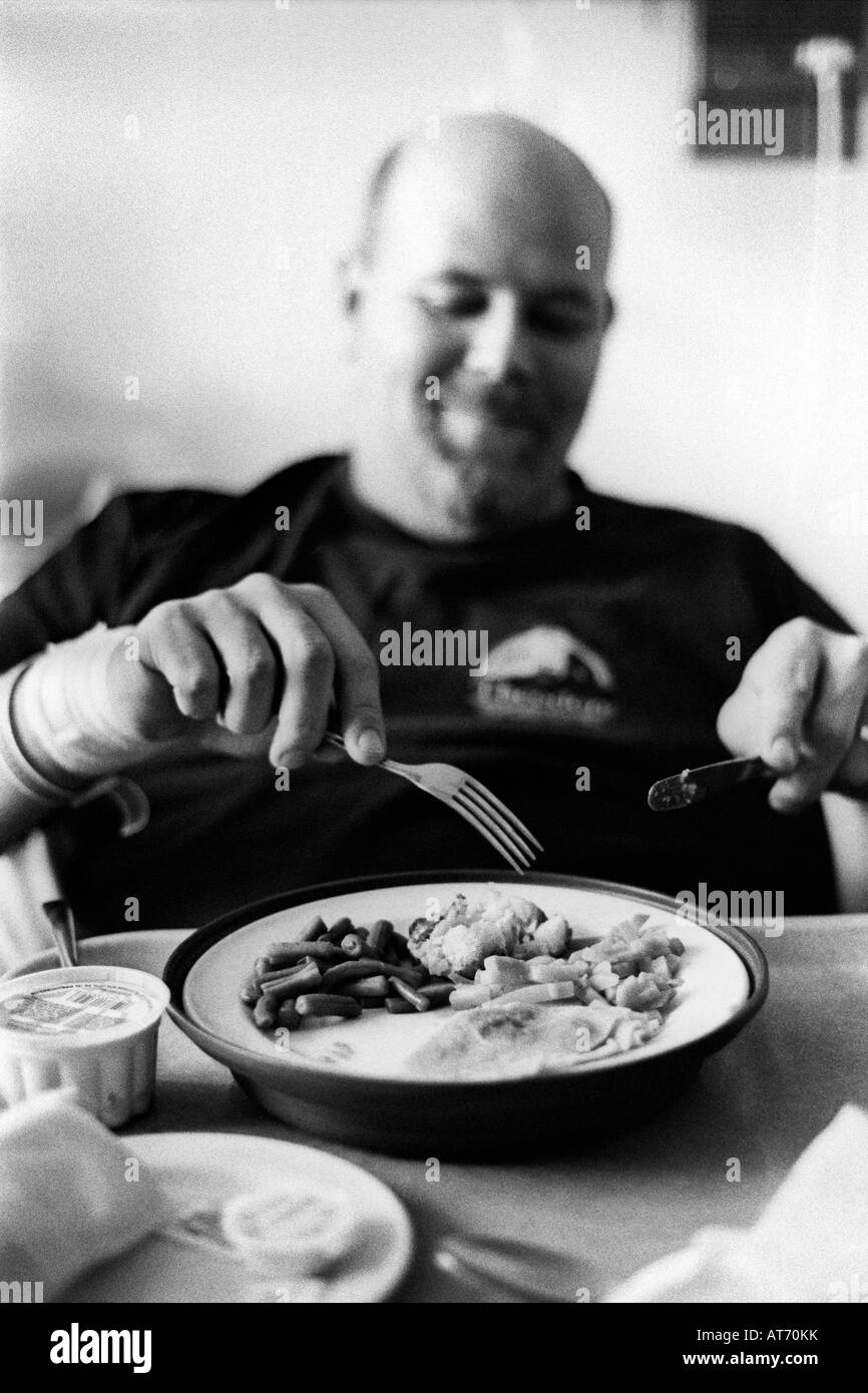 Food in plate Black and White Stock Photos & Images - Alamy