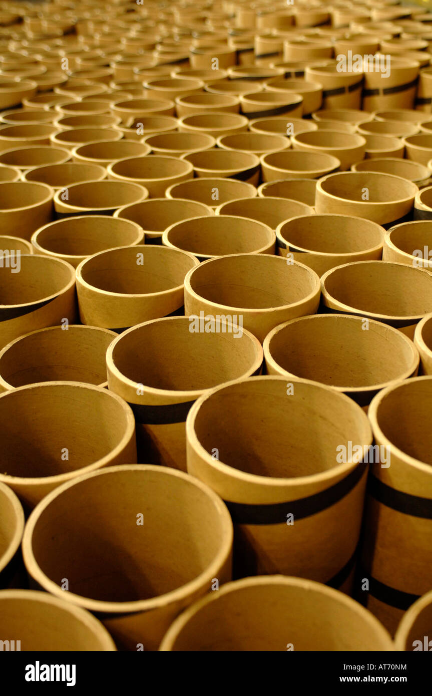 cardboard tube pattern,industrial tubes Stock Photo - Alamy