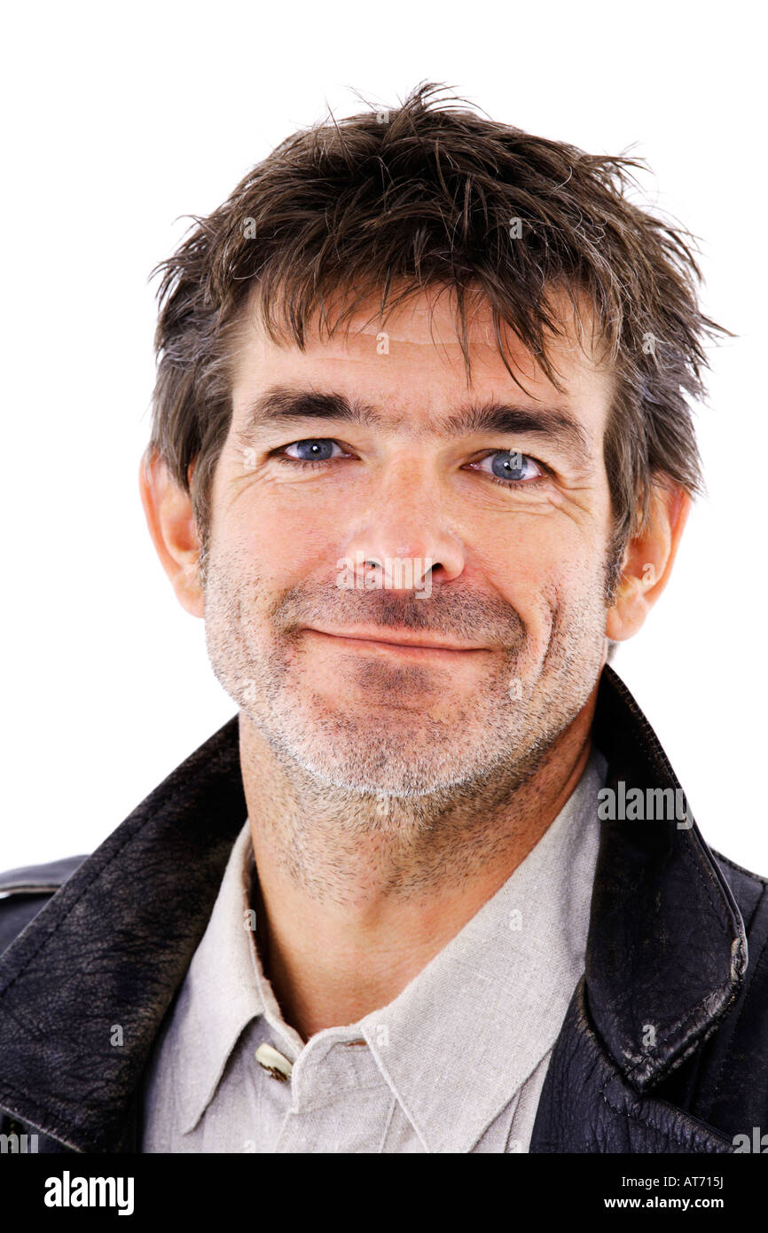 Portrait of a Man, smiling Stock Photo - Alamy