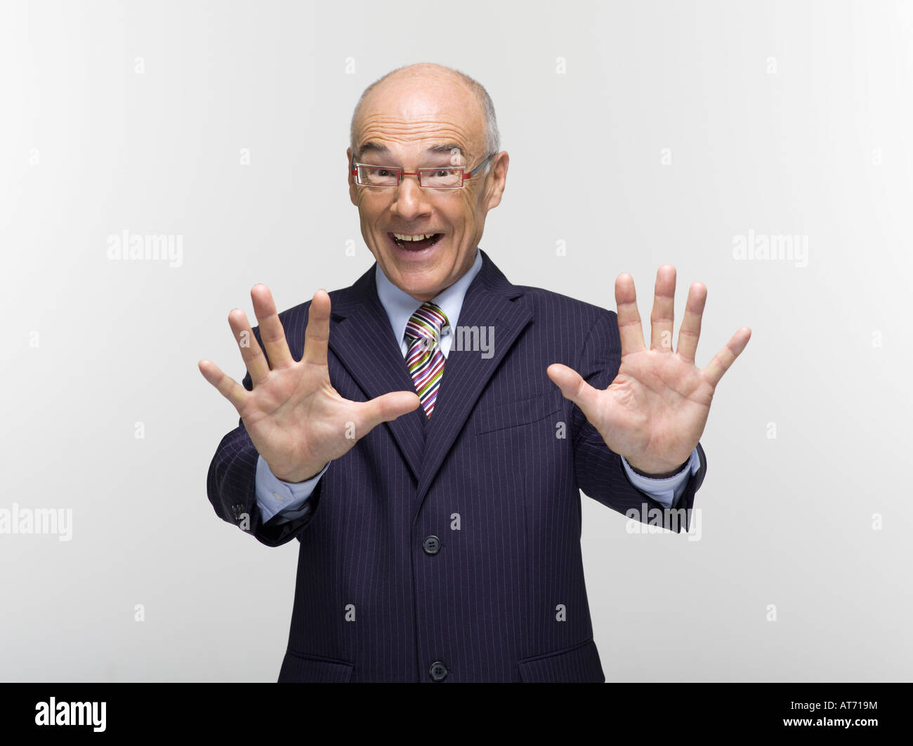 Hand making in gesture Cut Out Stock Images & Pictures - Alamy