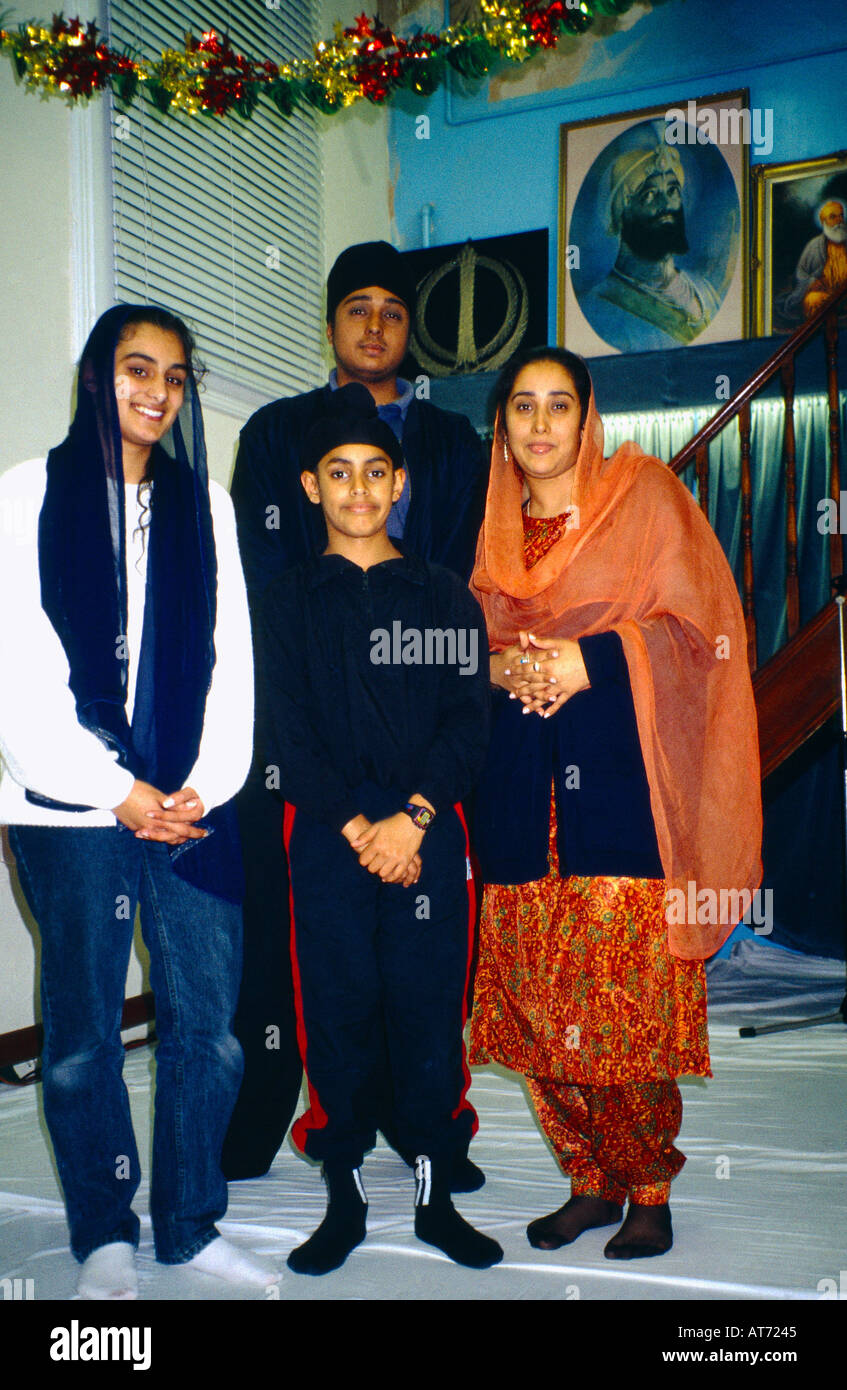 Tooting London Khalsa Centre Sikh Children Stock Photo - Alamy