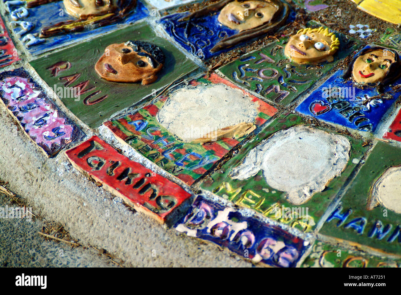 Names and faces Stock Photo - Alamy