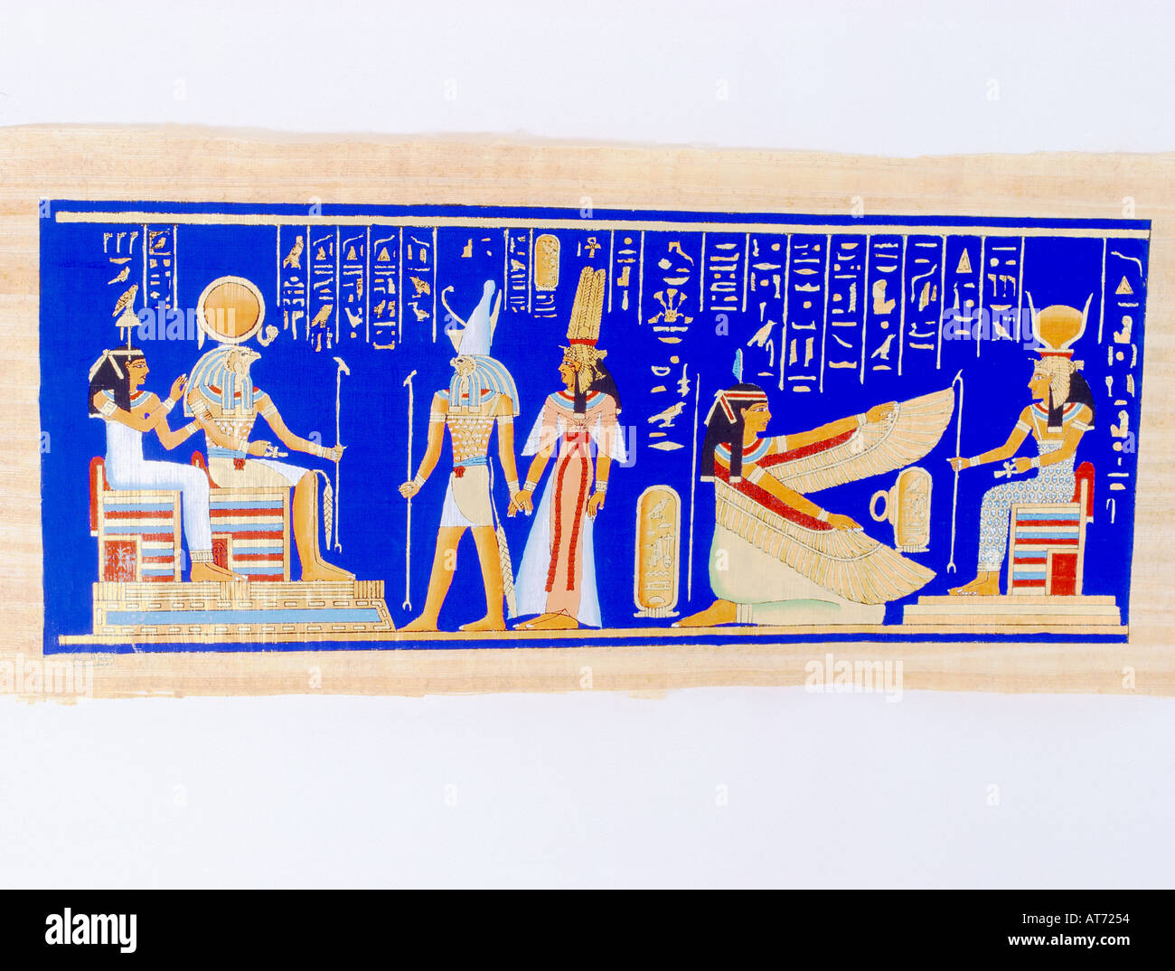 Egypt Papyrus Hathor Horus Maat Queen Nefertari Maat Goddess Of Truth ...