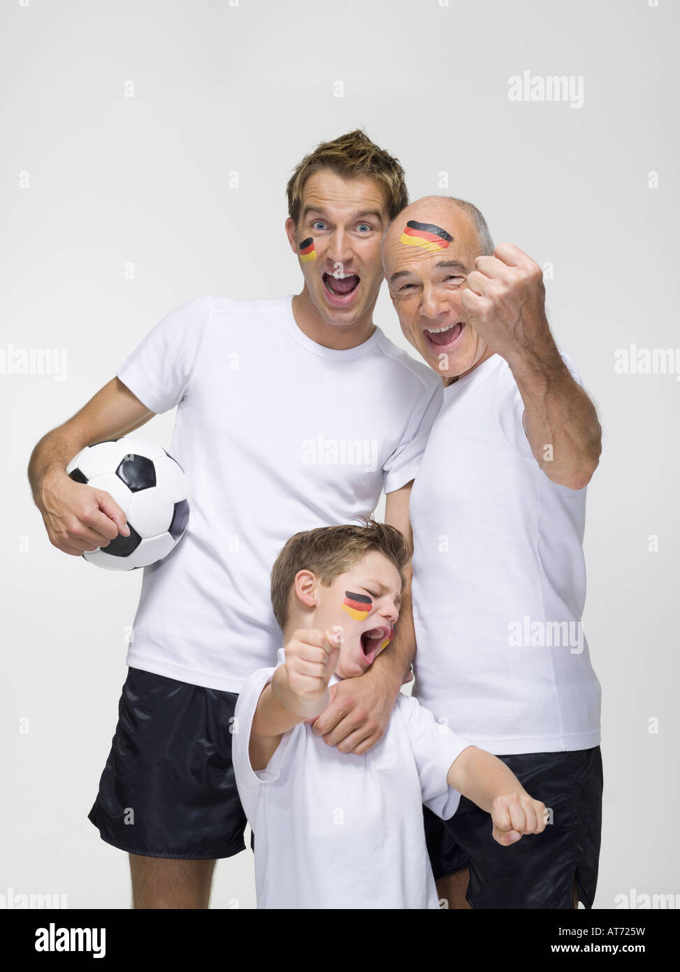 German soccer fans, portrait Stock Photo - Alamy