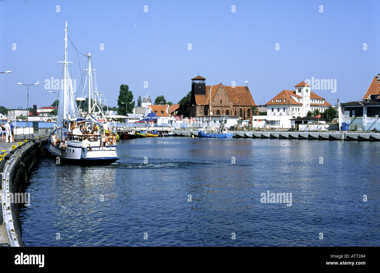 Port in the city of Hel, Poland Stock Photo - Alamy