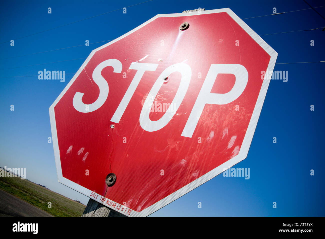 stop sign road roadsign stopping braking brake Stock Photo - Alamy