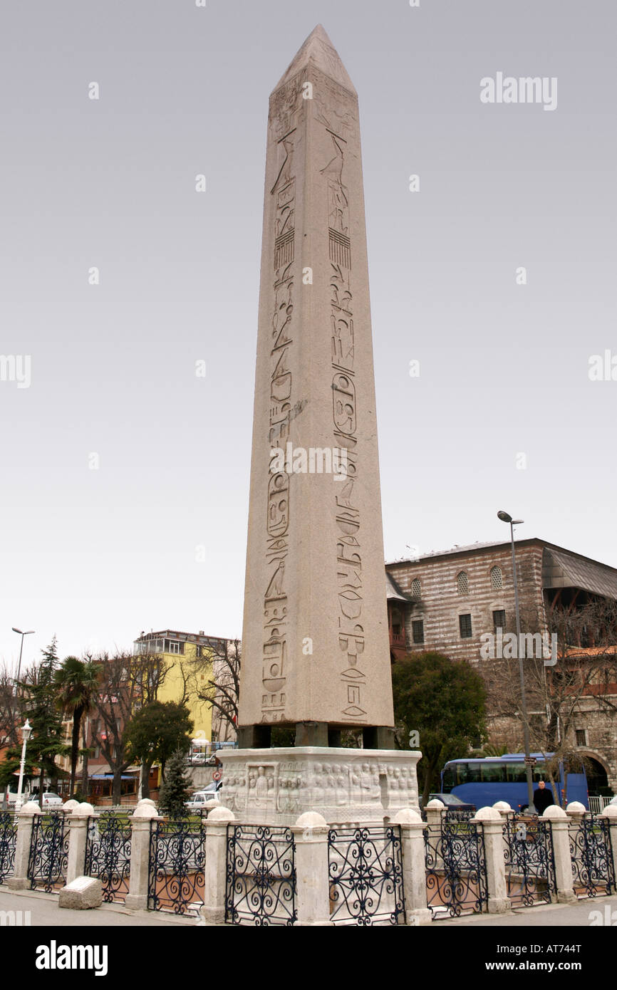 The Obelisk of Theodosius Dikilitas in Istanbul, Turkey Stock Photo - Alamy