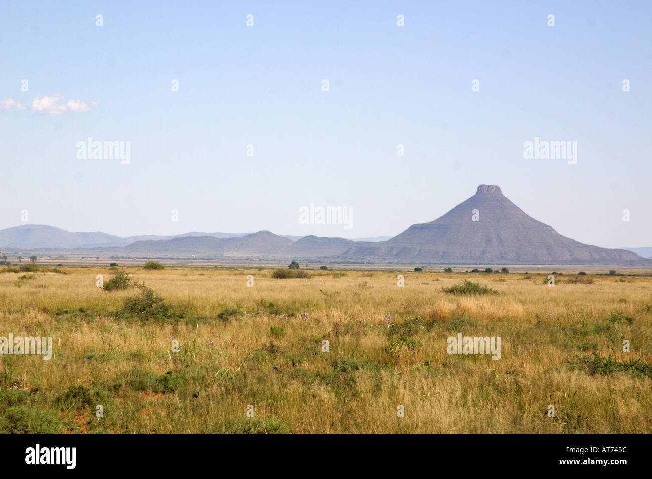 Karoo landscape South Africa semi desert Stock Photo - Alamy