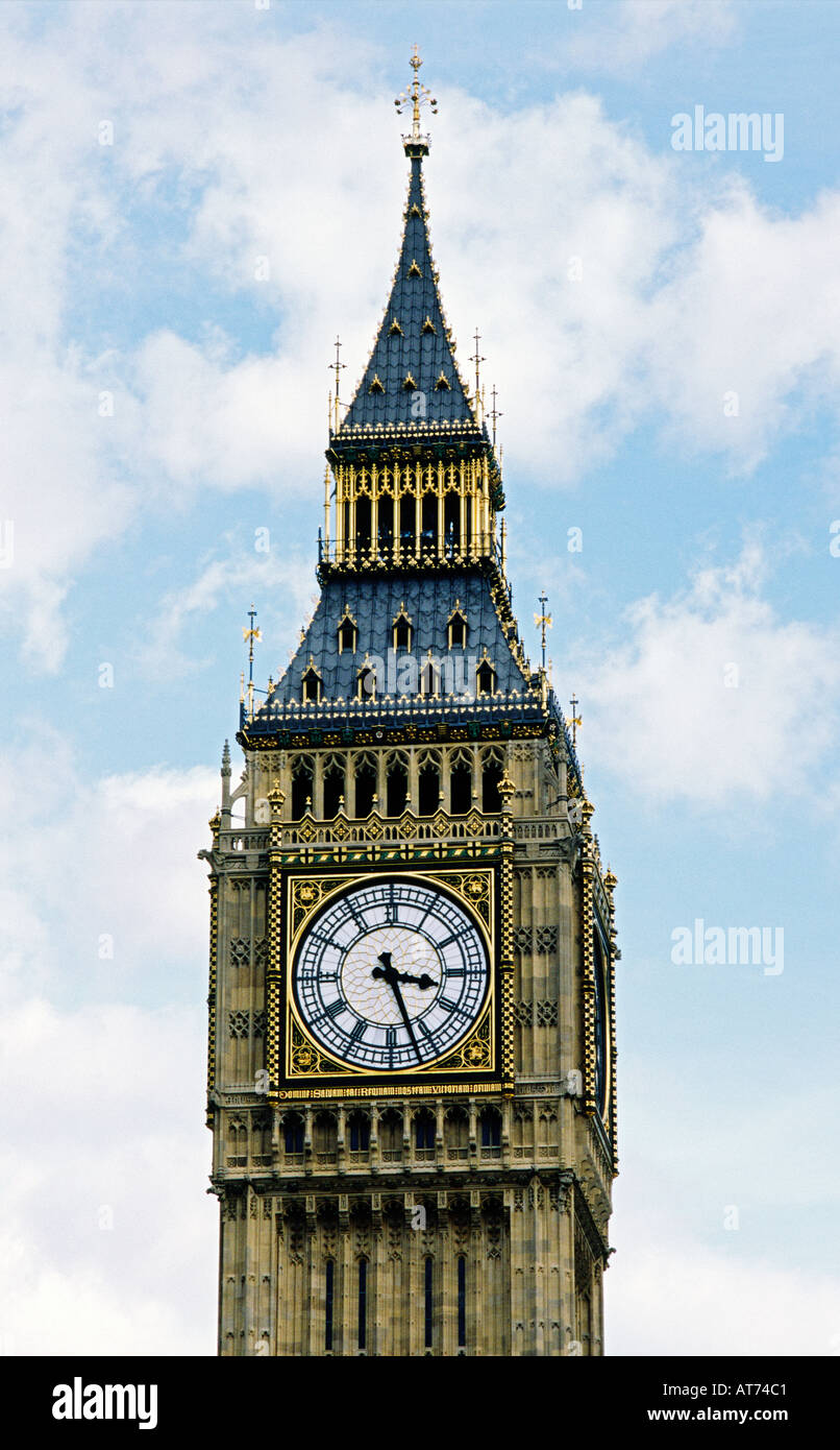 Big Ben clock tower London England UK Stock Photo - Alamy