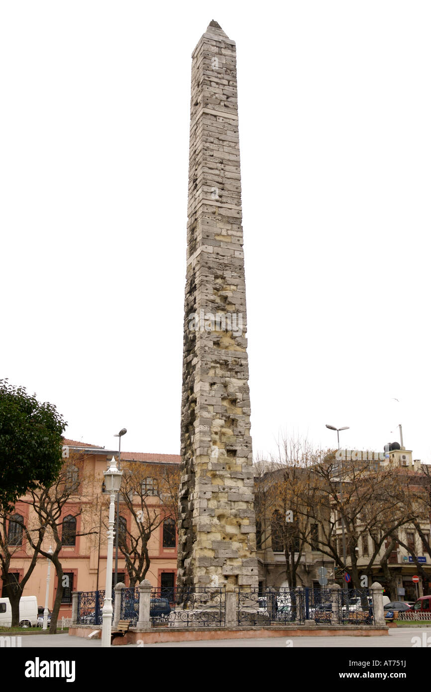 The Column of Constantine in the former Byzantine hippodrome in ...