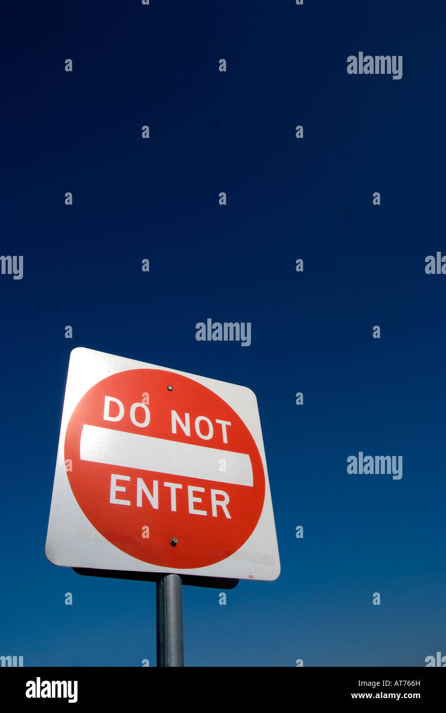 No entry traffic sign Stock Photo - Alamy