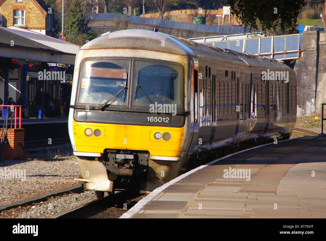 A Chiltern Line Train Pulling into High Wycombe Station Stock Photo - Alamy