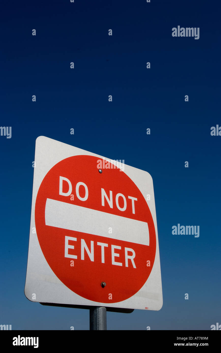 No entry traffic sign Stock Photo - Alamy