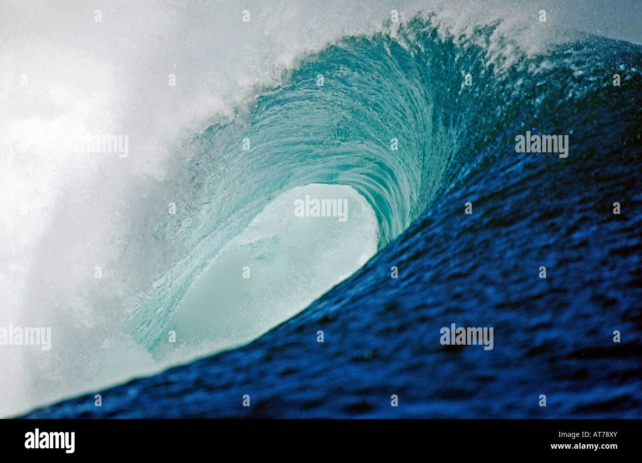 A big wave breaks in Java Stock Photo - Alamy