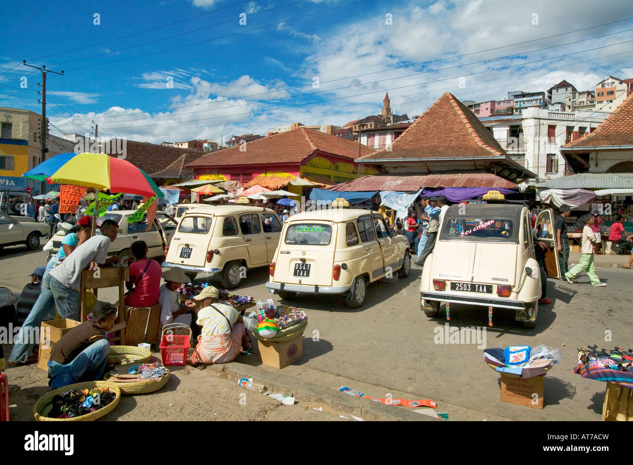 ANALAKELY HOUSES - ZOMA - ANTANANARIVO - MADAGASCAR - AFRICA Stock ...