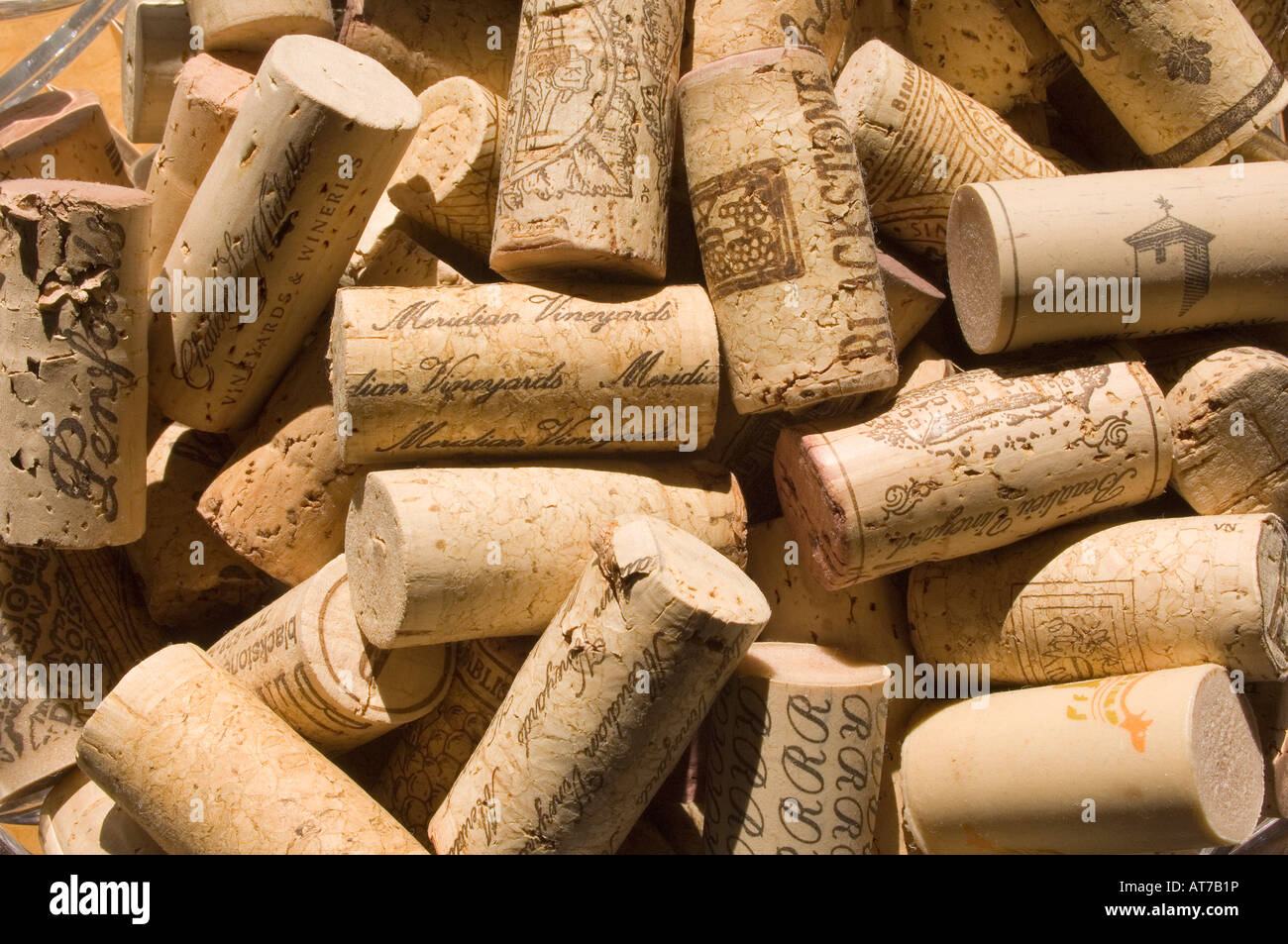 Stack of wine corks Stock Photo - Alamy
