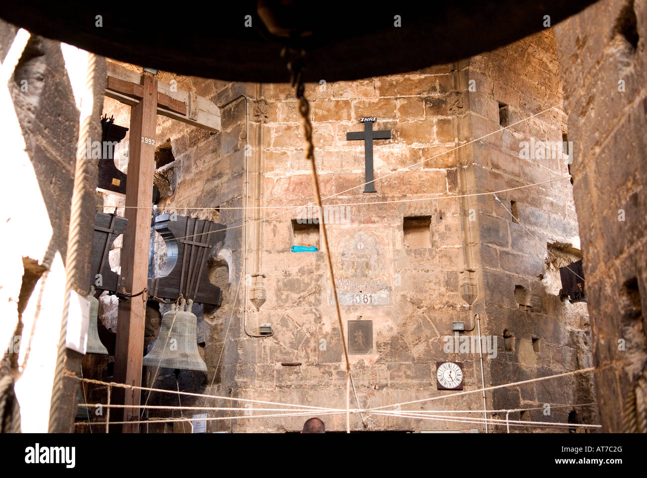 Church bell rope ropes hi-res stock photography and images - Alamy