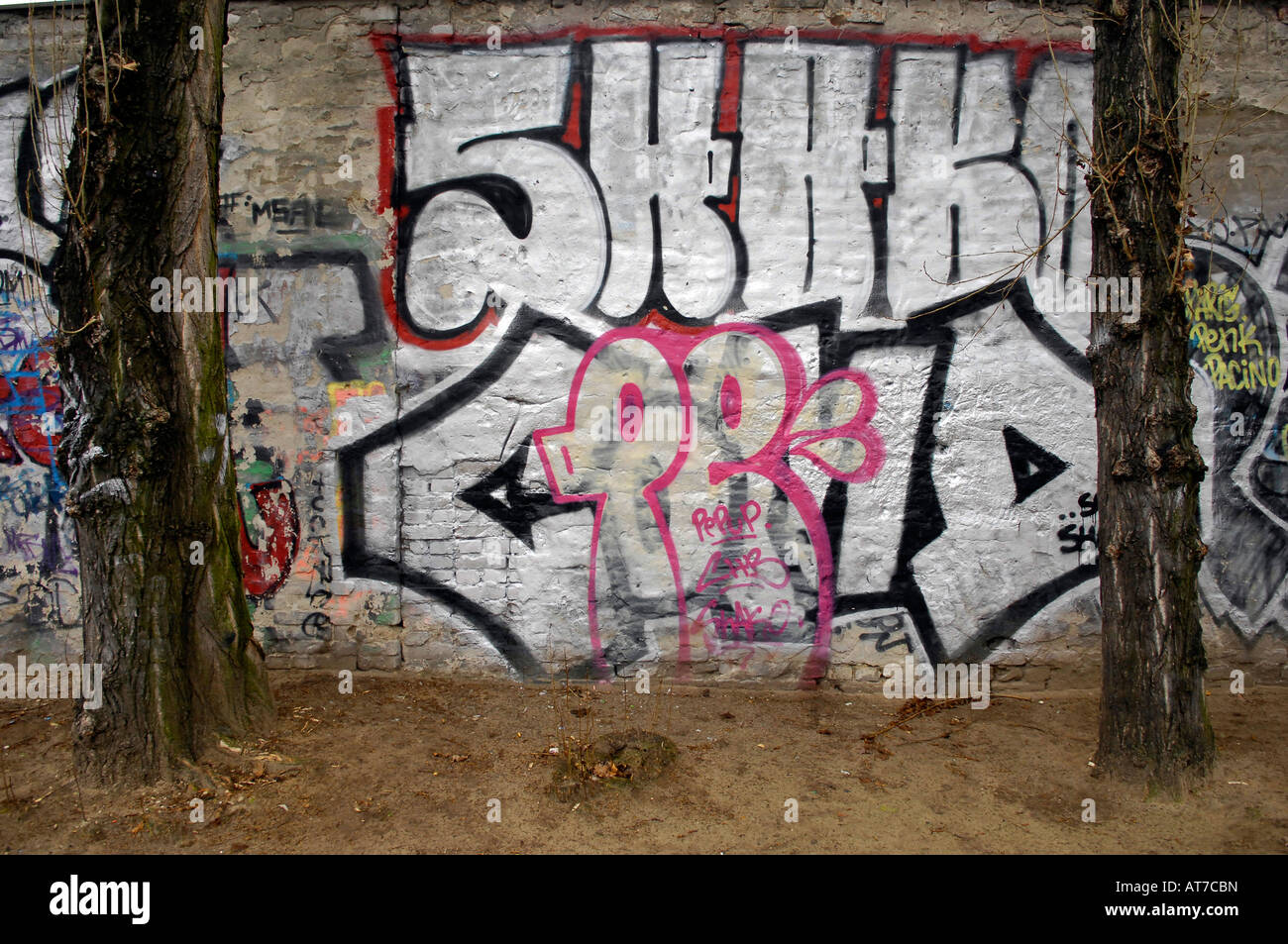 graffiti tags berlin germany crime criminal damage youth urban city ...