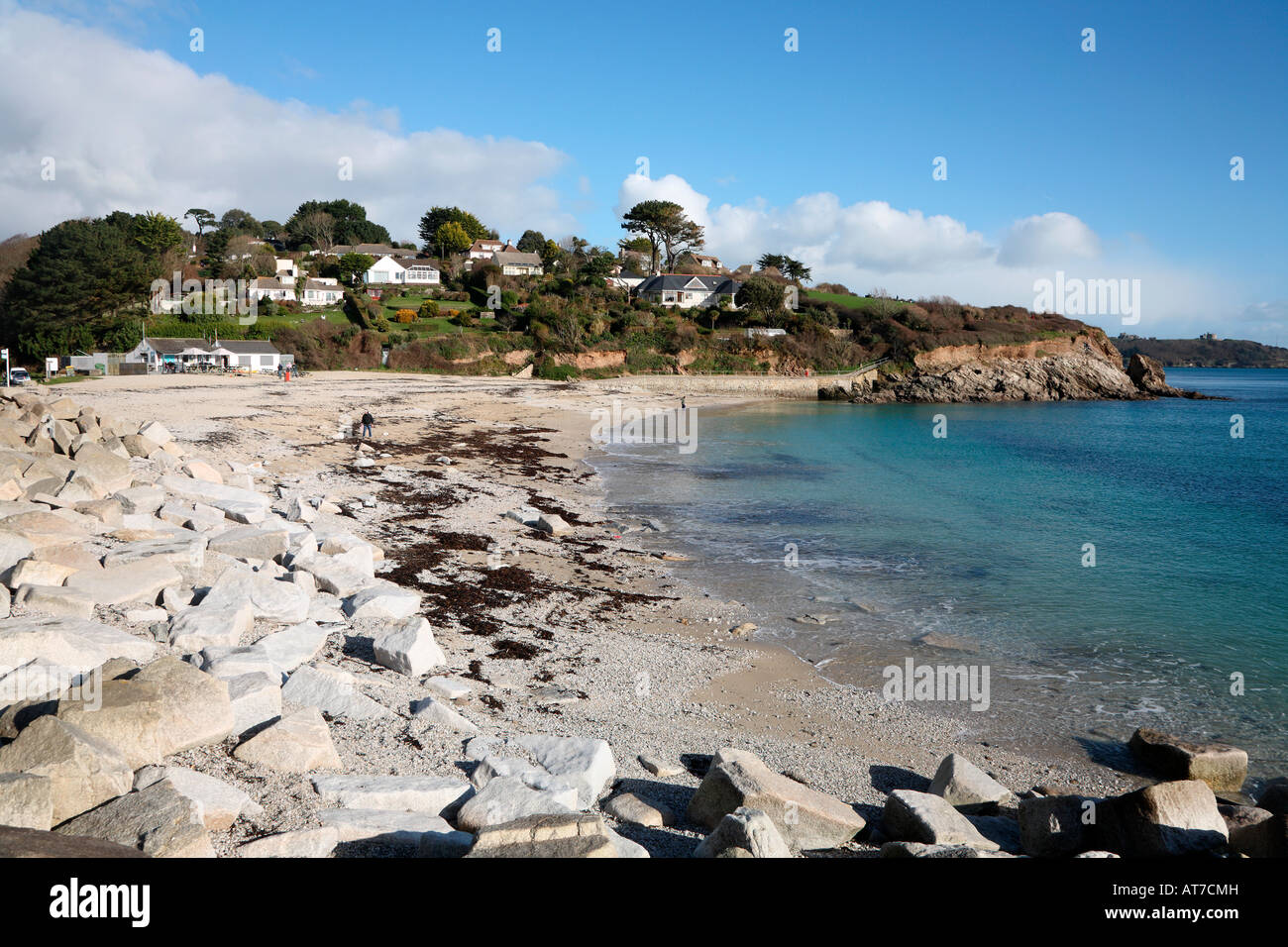 Swanpool Beach, Falmouth Cornwall UK Stock Photo - Alamy