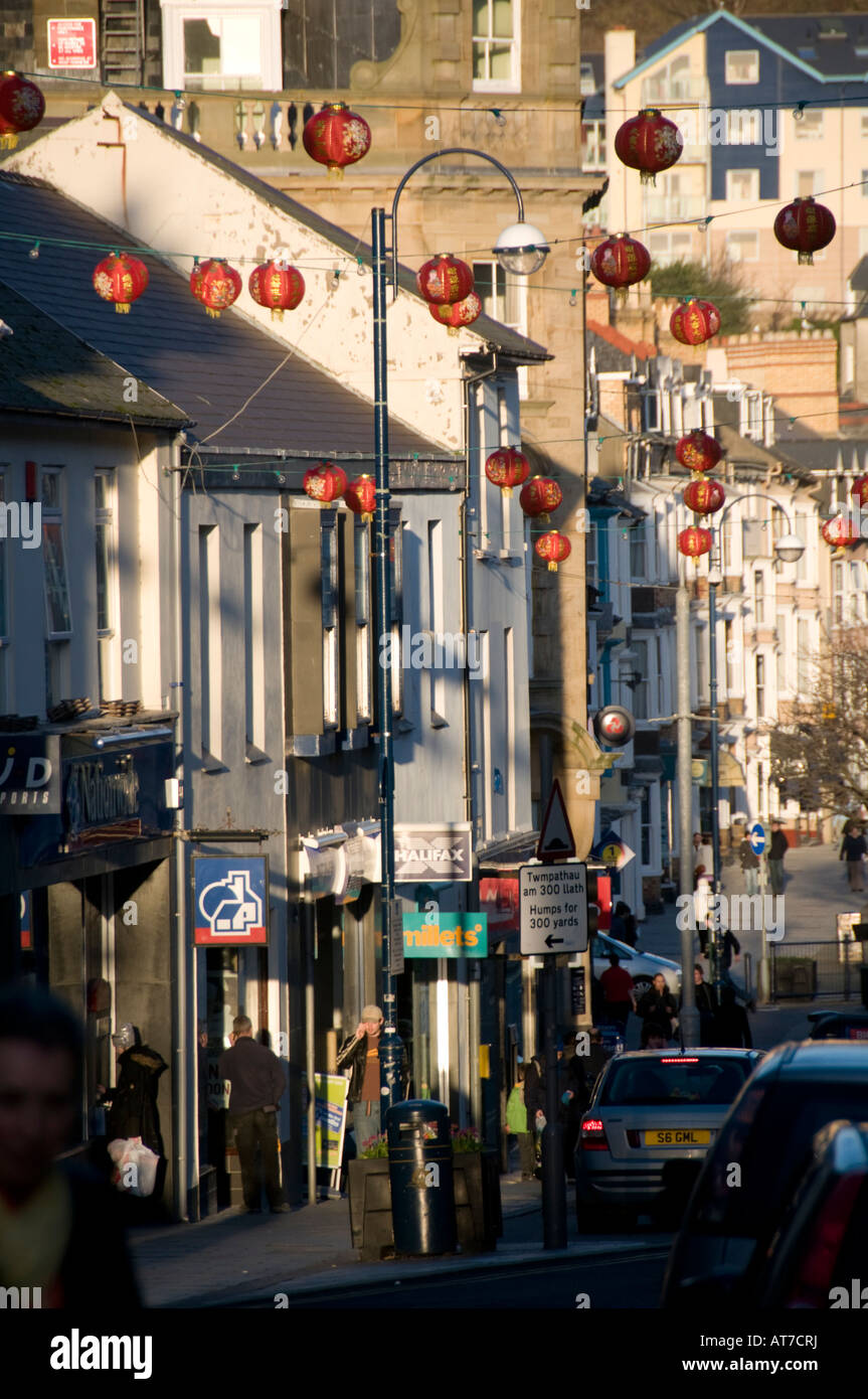 Great Darkgate street and North Parade - the main shopping street ...