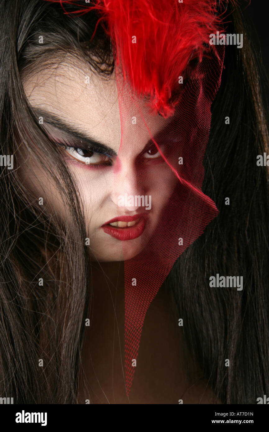 Distorted portrait hi-res stock photography and images - Alamy