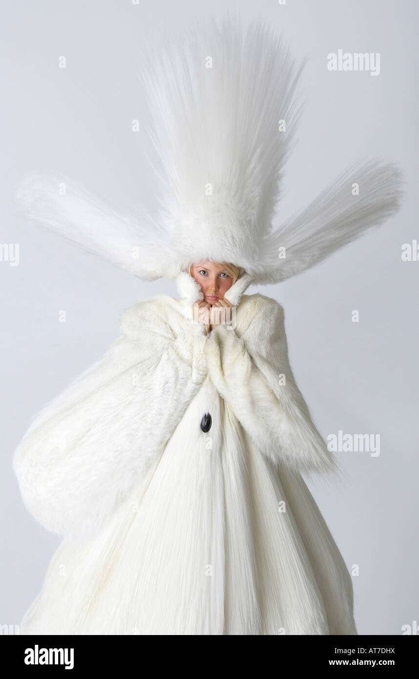 Fantasy Portrait of a Young Girl - Distorted Image Stock Photo - Alamy