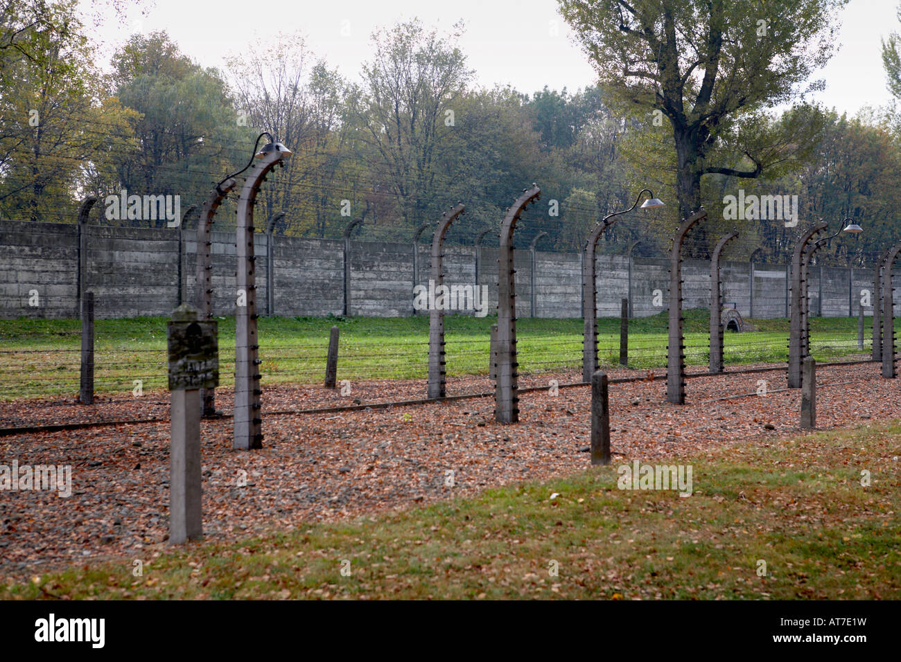 Europe Poland Auschwitz Birkenau State Museum electrified barbed wire ...