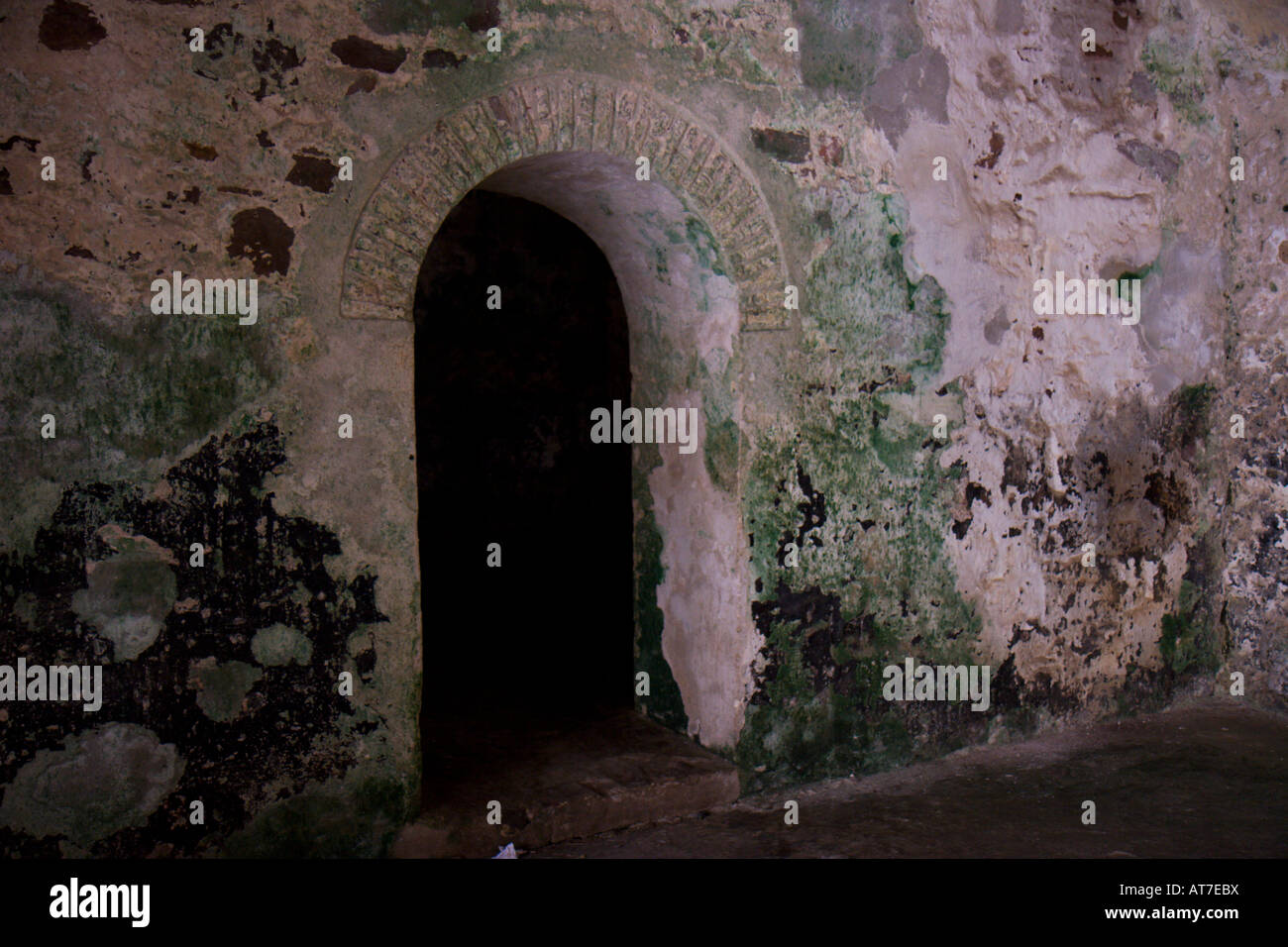 Interior details of Elmina Castle, a former slave fort Stock Photo - Alamy