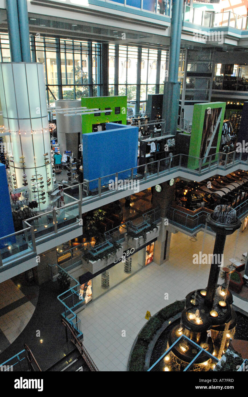 Place Montreal Shopping center in downtown Montreal Quebec canada Stock ...