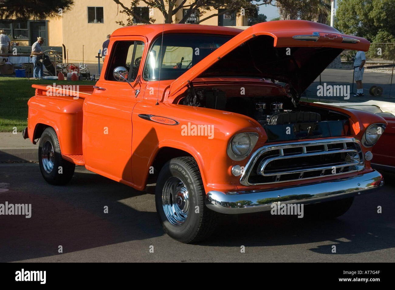 Los Angeles California car show antique customized 57 1957 Chevy ...