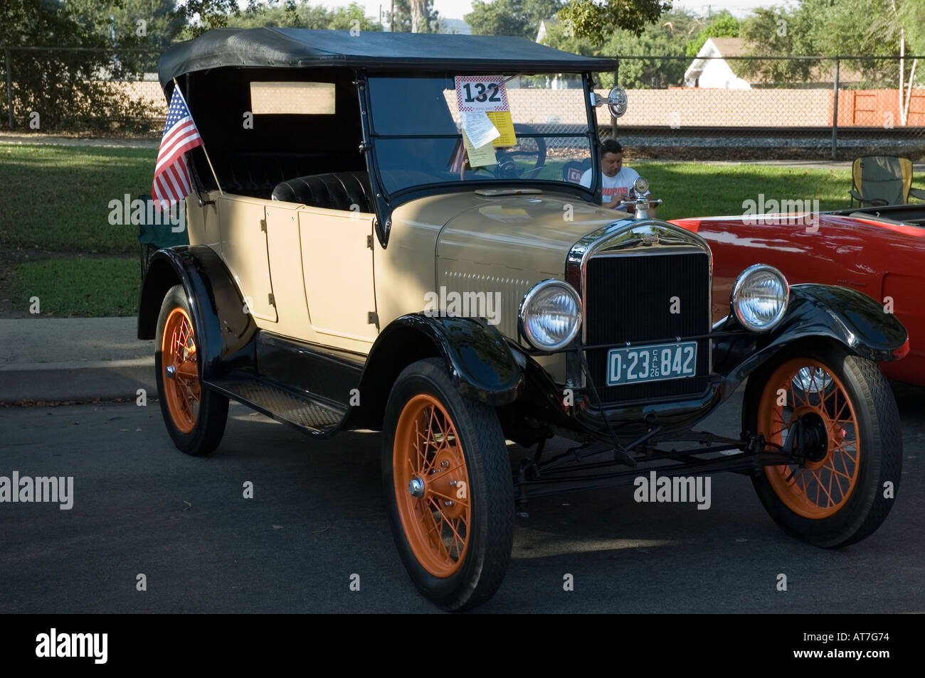 Los Angeles California car show antique customized Ford model T Stock ...