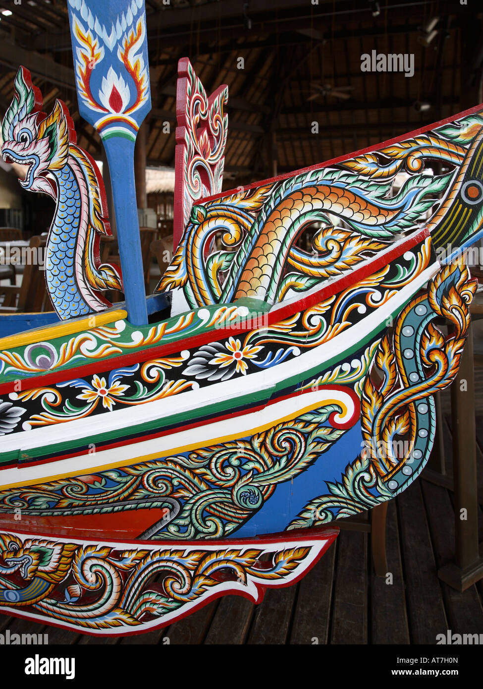 Thailand Ko Samui traditional fishing boat Stock Photo - Alamy