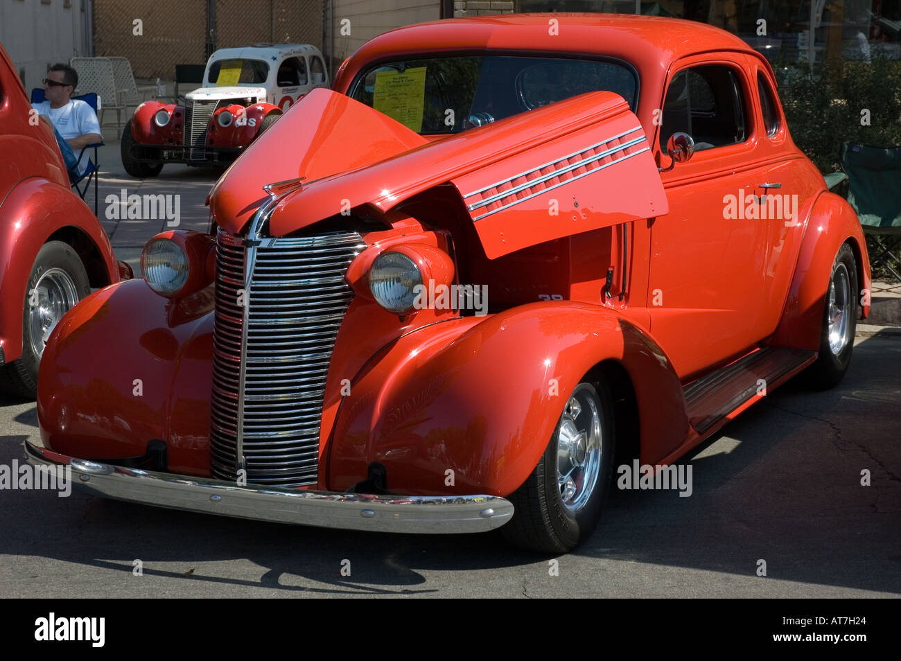Los Angeles California car show antique customized Chevrolet Chevy ...
