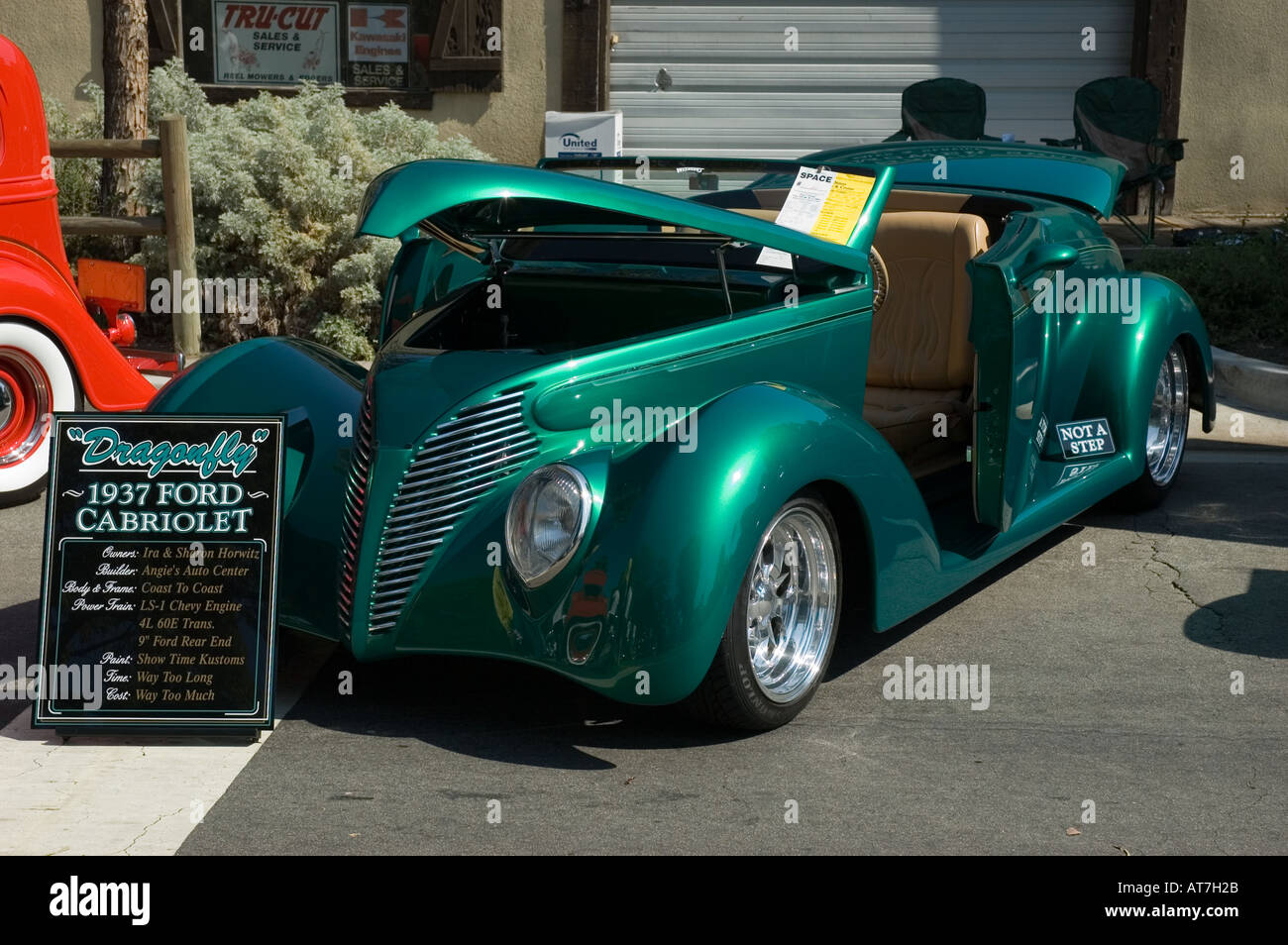 Los Angeles California car show antique customized Ford 1937 37 ...