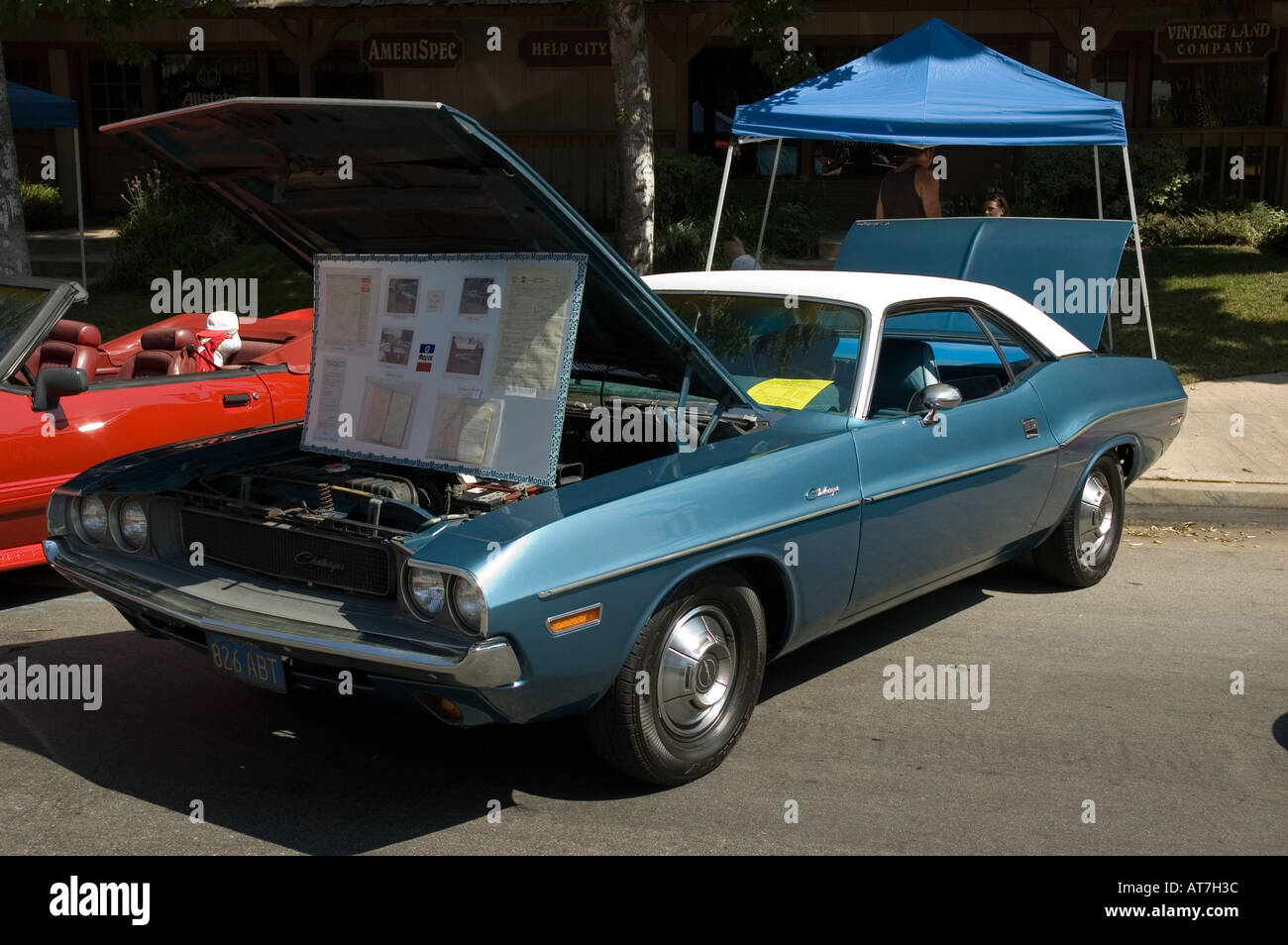 Los Angeles California car show antique customized Dodge Challenger ...