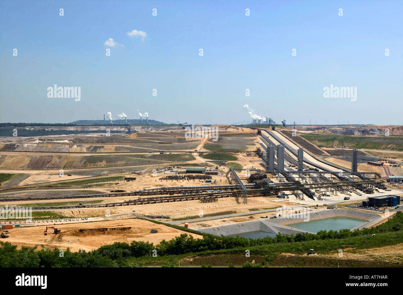 brown coal mining at Frimmersdorf Germany Stock Photo - Alamy