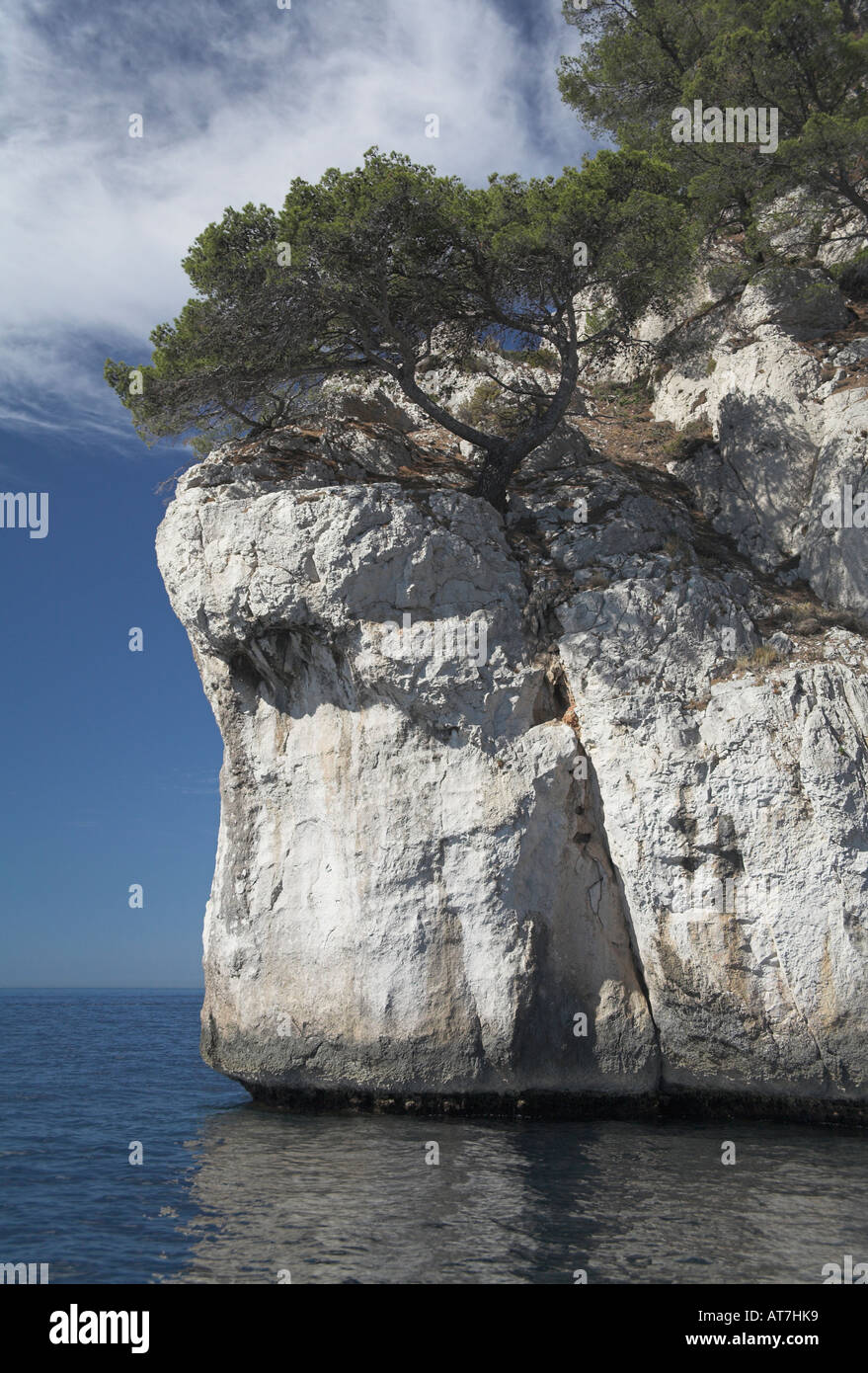 Pointe de l' Ilot Calanques limestone cliffs between Cassis and ...