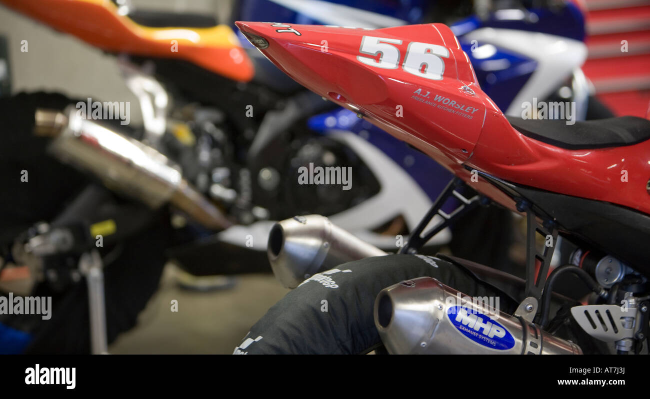 motor bike in the pits Stock Photo - Alamy
