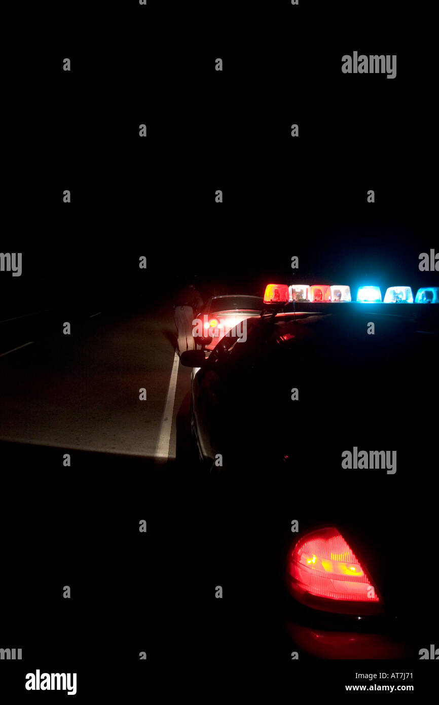 Traffic stop by police officer usa hi-res stock photography and images ...