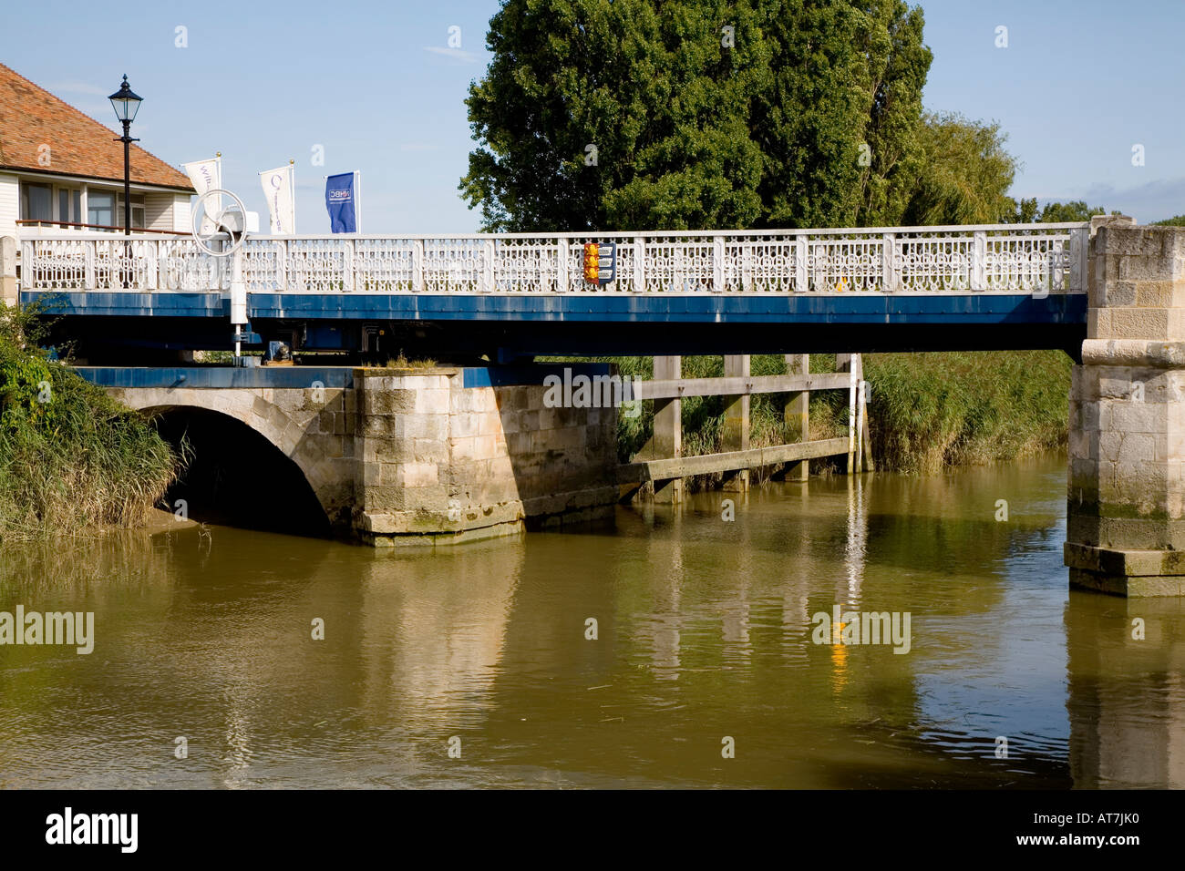 Bridge over the river Stour at Sandwich in Kent Stock Photo - Alamy