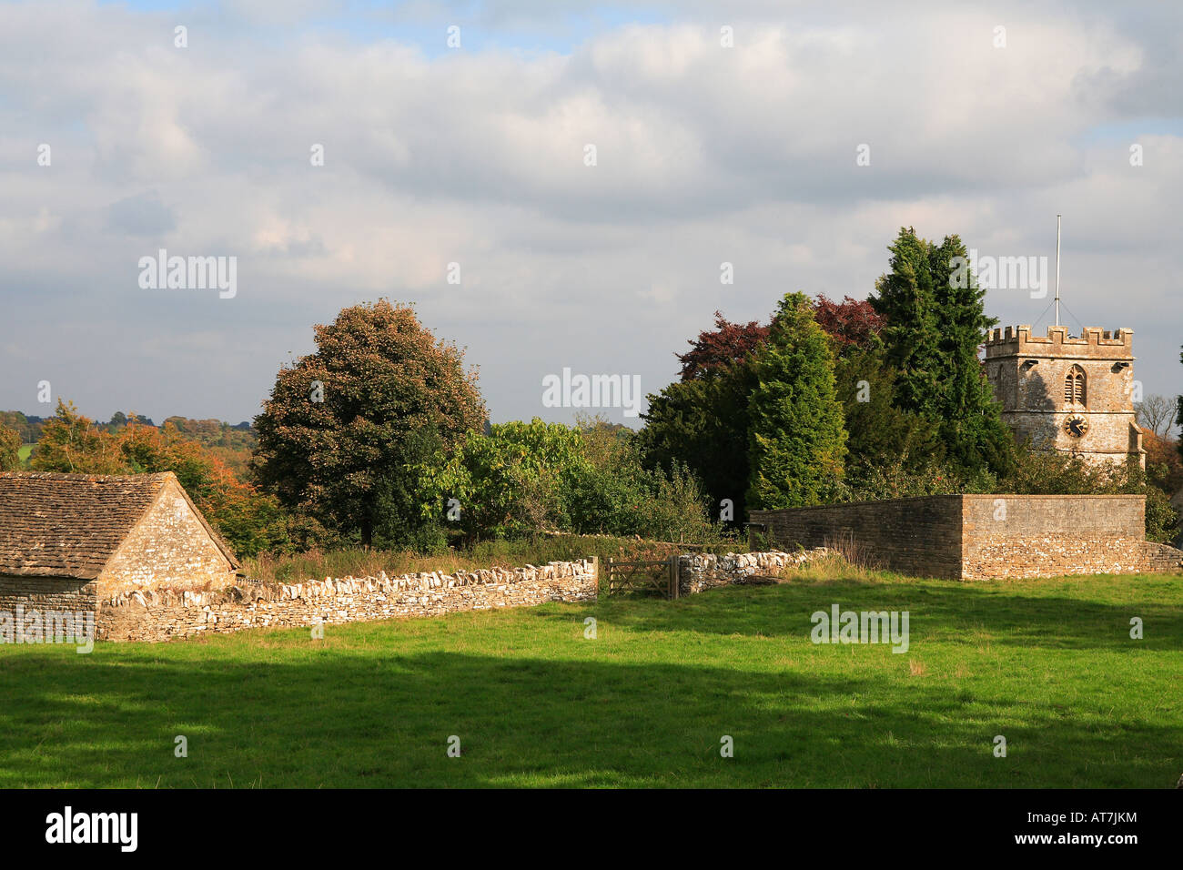 Miserden Village Cotswolds England Stock Photo - Alamy