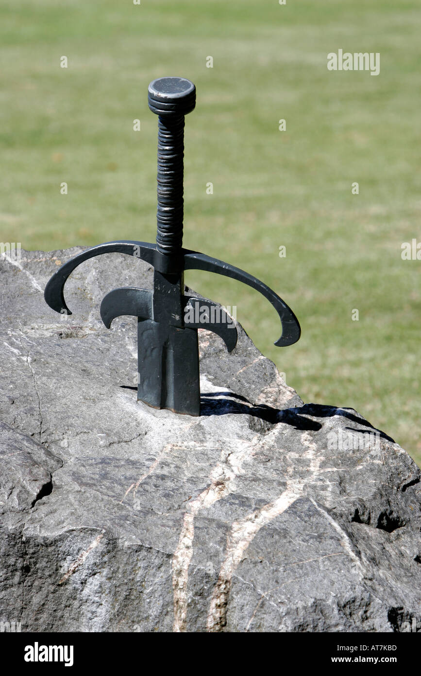 The sword in the stone hi-res stock photography and images - Alamy